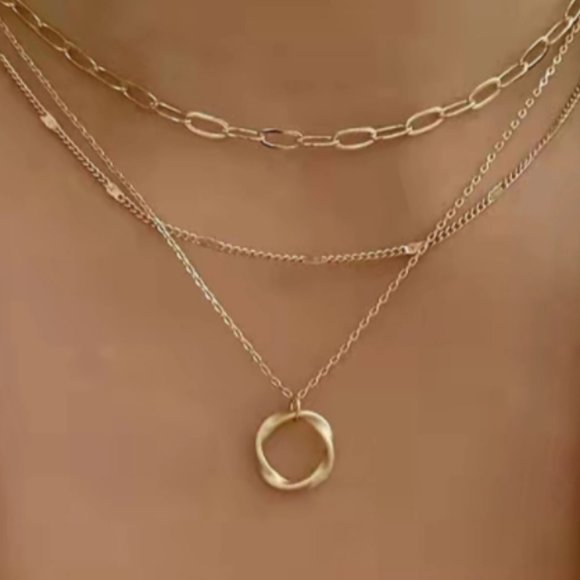 Jewelry | Gold Minimalist Layered Necklace | Poshmark